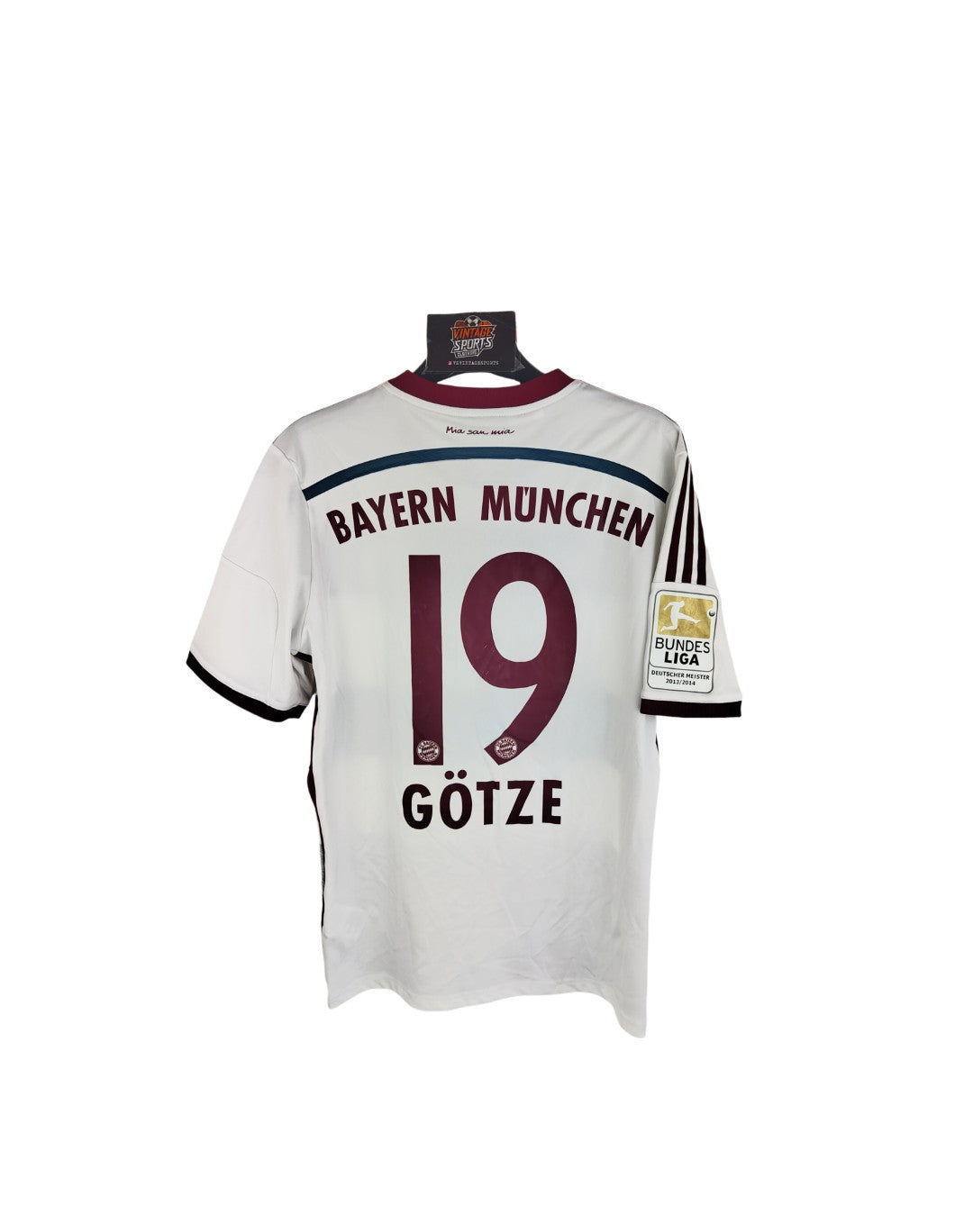 FC Bayern Munich Away Football Shirt 2014-2015 (Youths) 19 Gotze